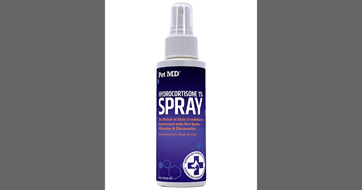 Cat Skin Relief: Pet MD Hydrocortisone Topical Spray